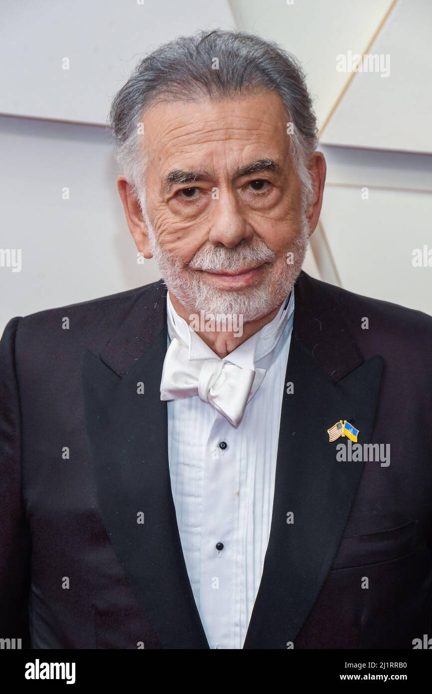 Francis Ford Coppola walking on the red carpet at the 94th Academy ...