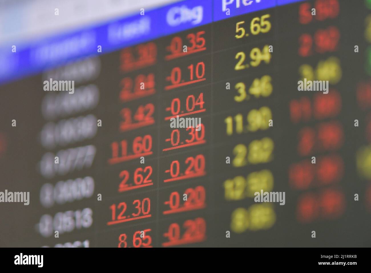 Stock market exchange graph chart, stock trade financial investment ...