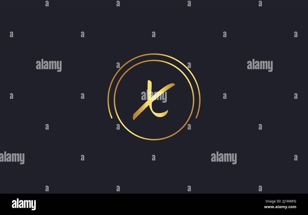 Simple circle logo vector and unique art logo design with the letter ...