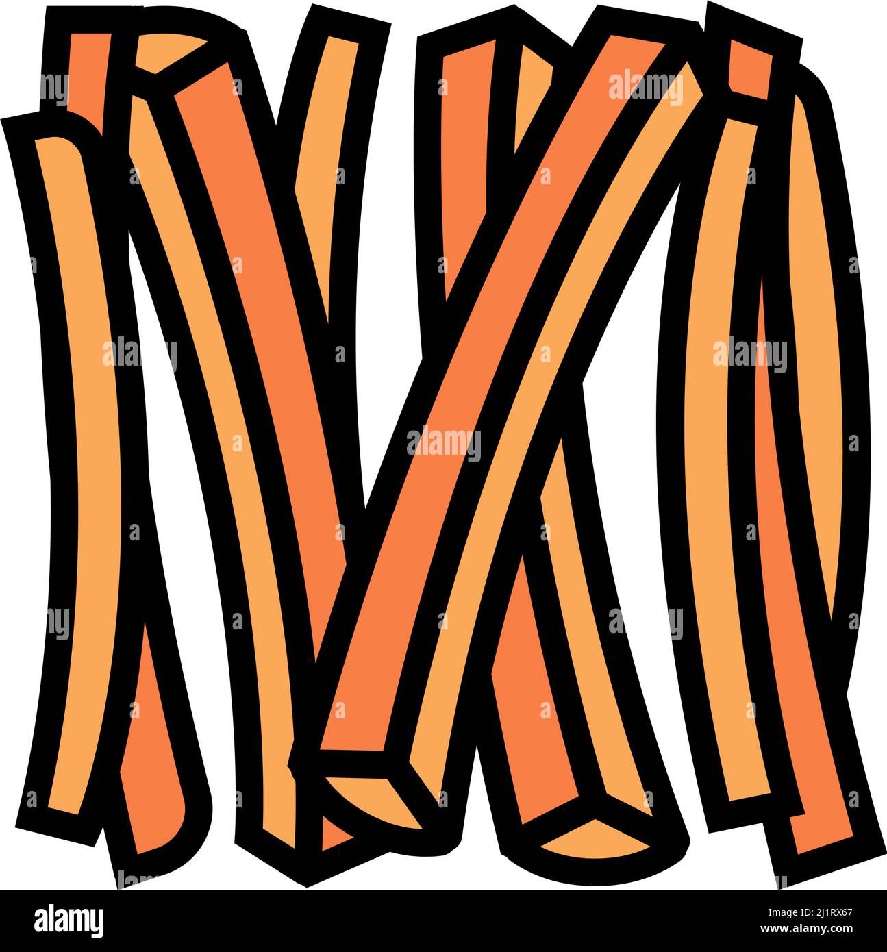 sticks carrot color icon vector illustration Stock Vector Image & Art ...