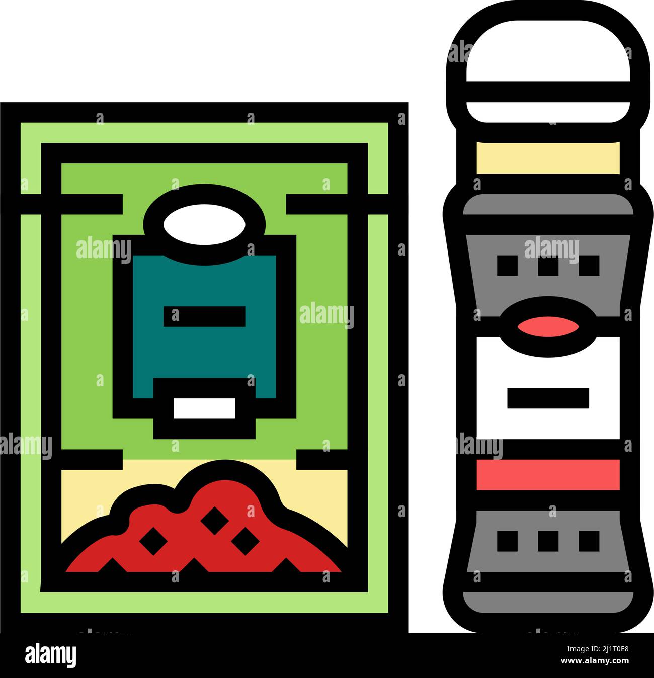 spice pepper color icon vector illustration Stock Vector Image & Art ...