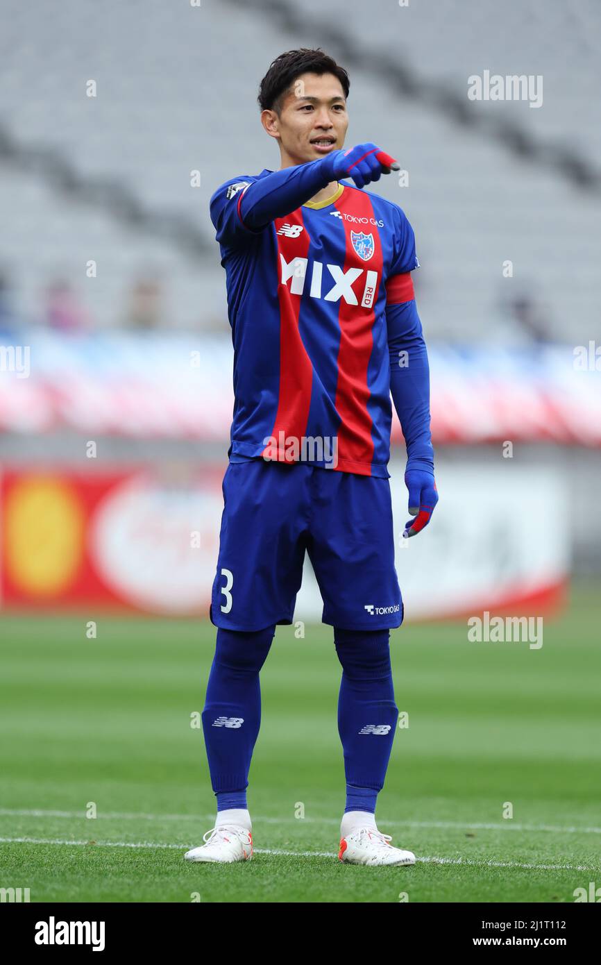 Ajinomoto Stadium, Tokyo, Japan. 26th Mar, 2022. Masato Morishige (FC ...