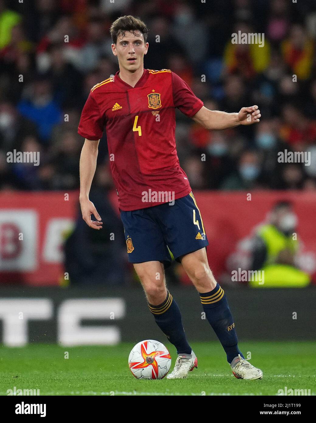 Pau Torres of Spain during the La Liga match between Spain and Albania ...