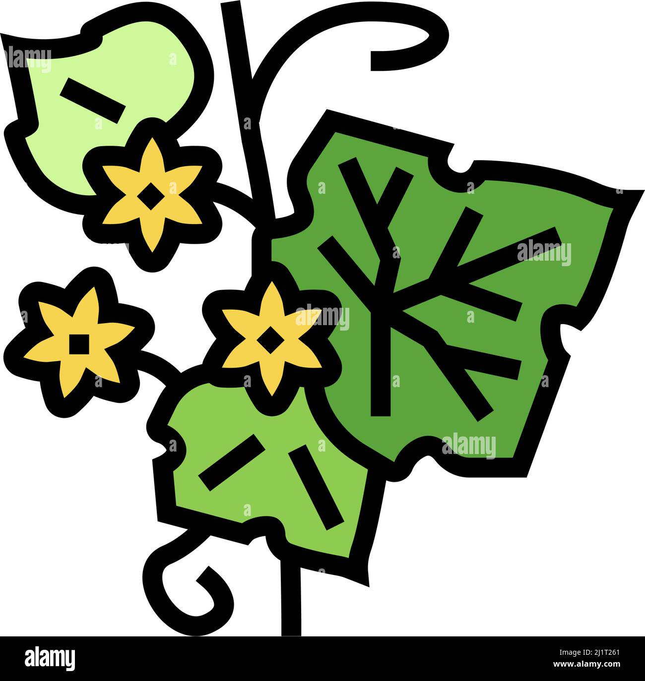 leaf plant color icon vector illustration Stock Vector Image & Art - Alamy