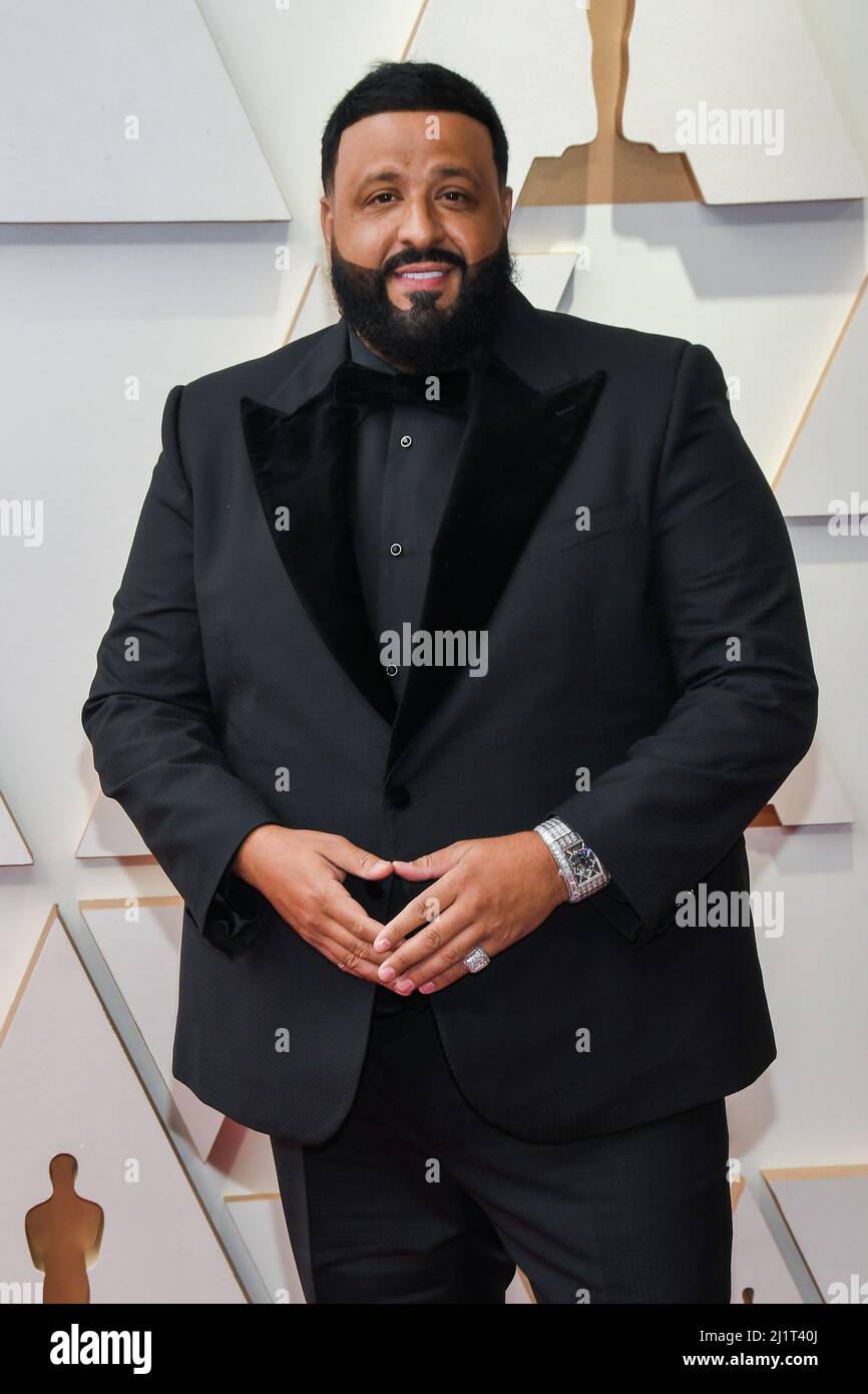 Los Angeles, USA. 27th Mar, 2022. DJ Khaled walking on the red carpet ...