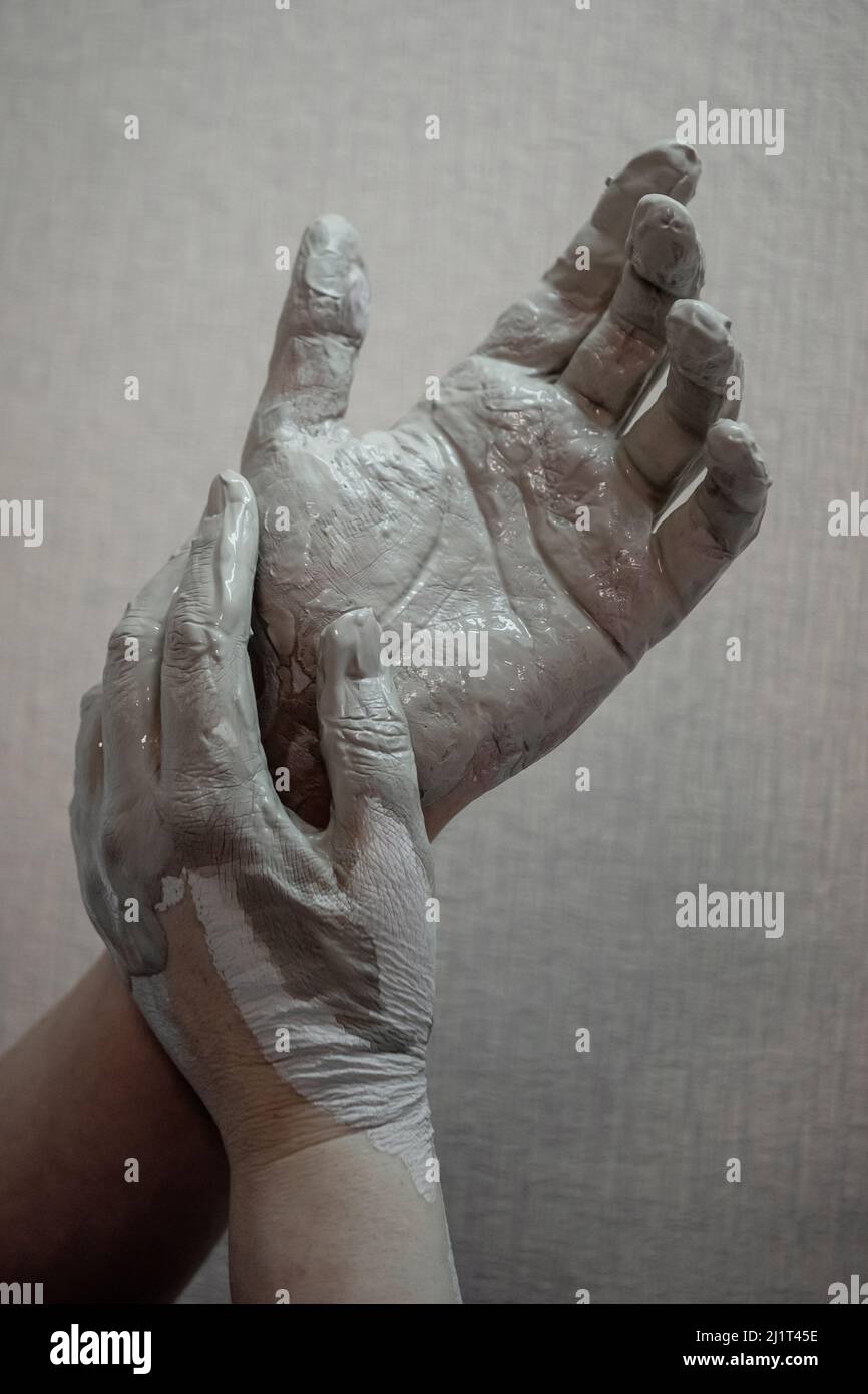 Textures in clay hi-res stock photography and images - Alamy