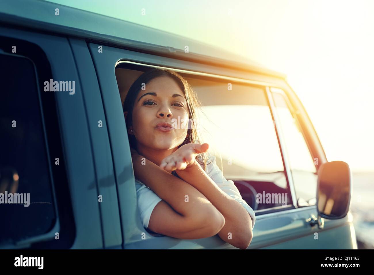Leaning on back of car hi-res stock photography and images - Alamy