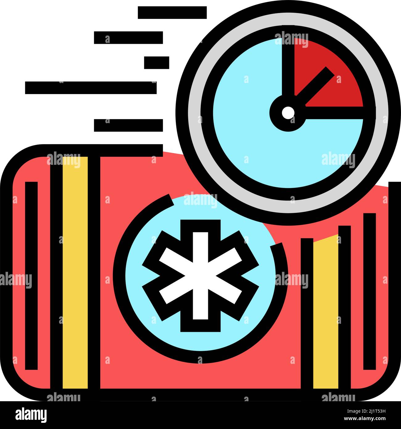 urgency help color icon vector illustration Stock Vector Image & Art ...