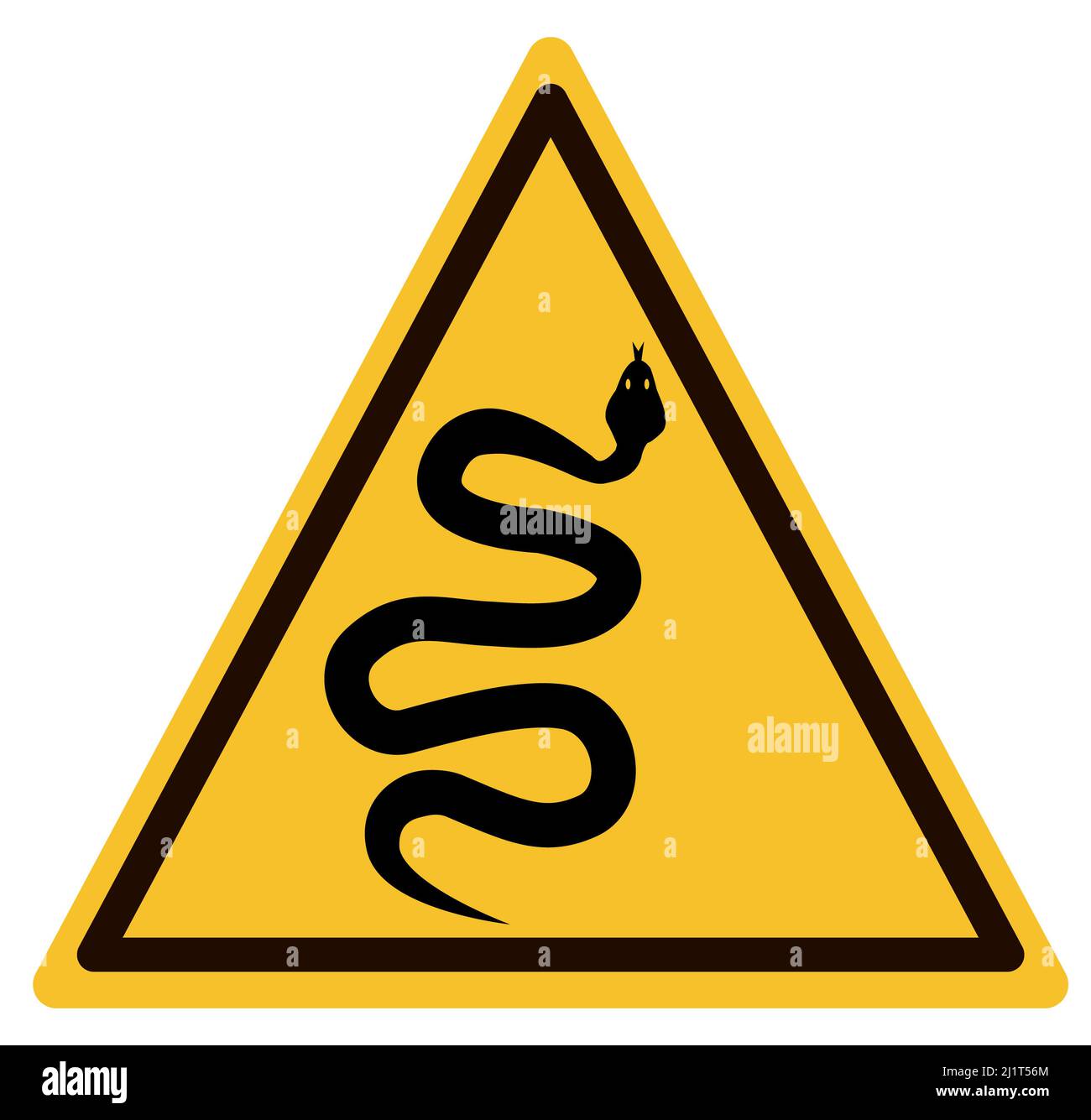 warning signs of attention venomous snake. rattlesnake sign. snake ...