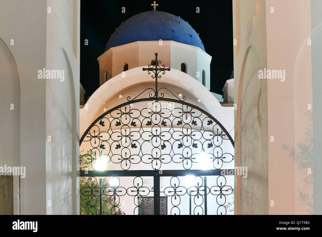 Church of the holy cross perissa hi-res stock photography and images ...