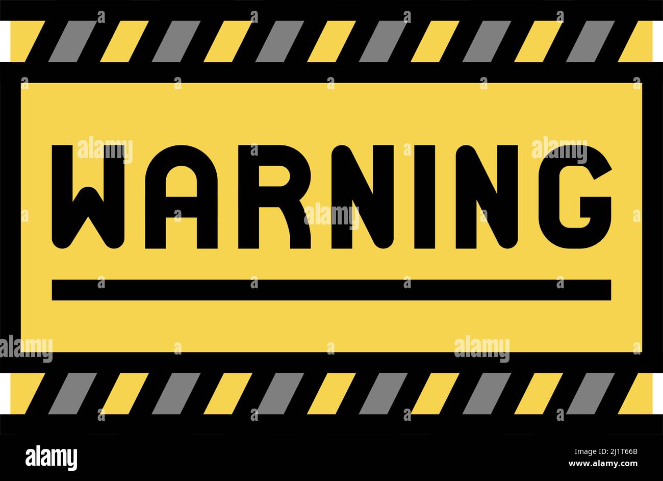 warning sign color icon vector illustration Stock Vector Image & Art ...