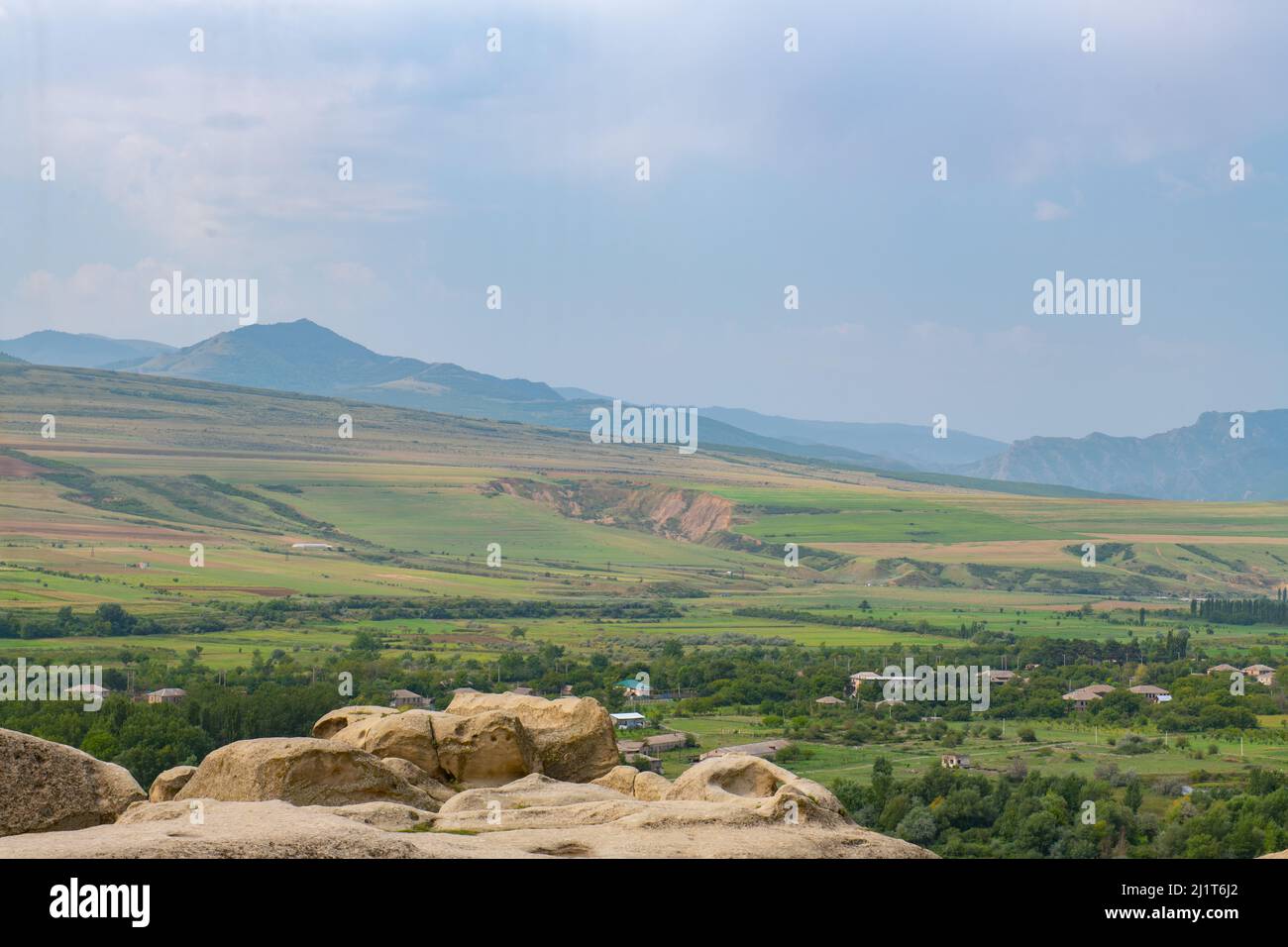 beautiful landscapes of nature in georgia in summer Stock Photo - Alamy