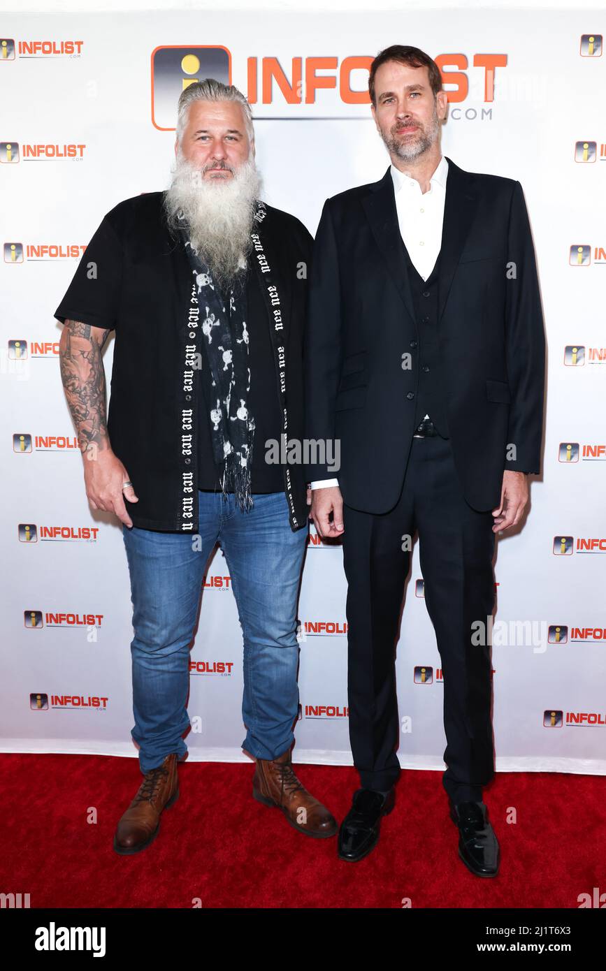 West Hollywood, California, USA. 24th March, 2022. Glenn Bartlett and ...