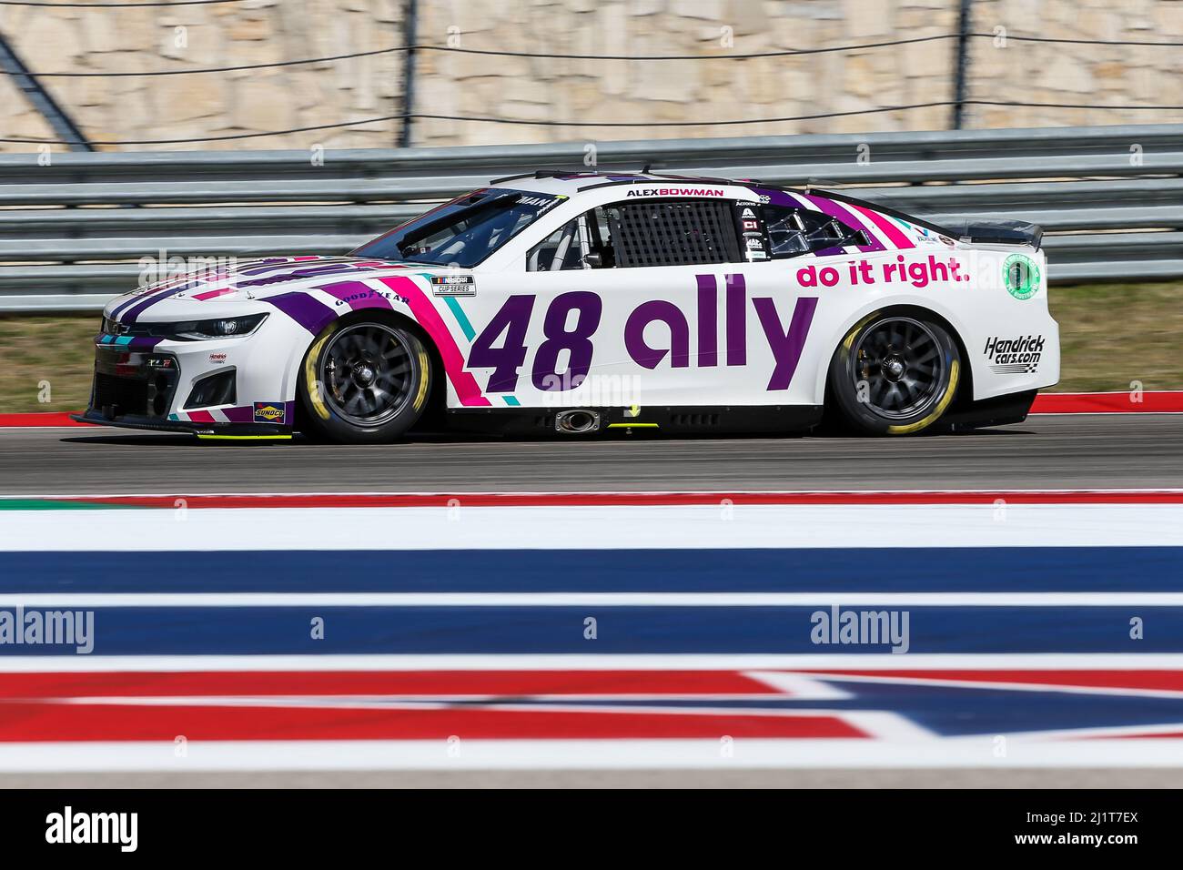 Austin, Texas, USA. 27th Mar, 2022. NASCAR Cup Series driver Alex ...