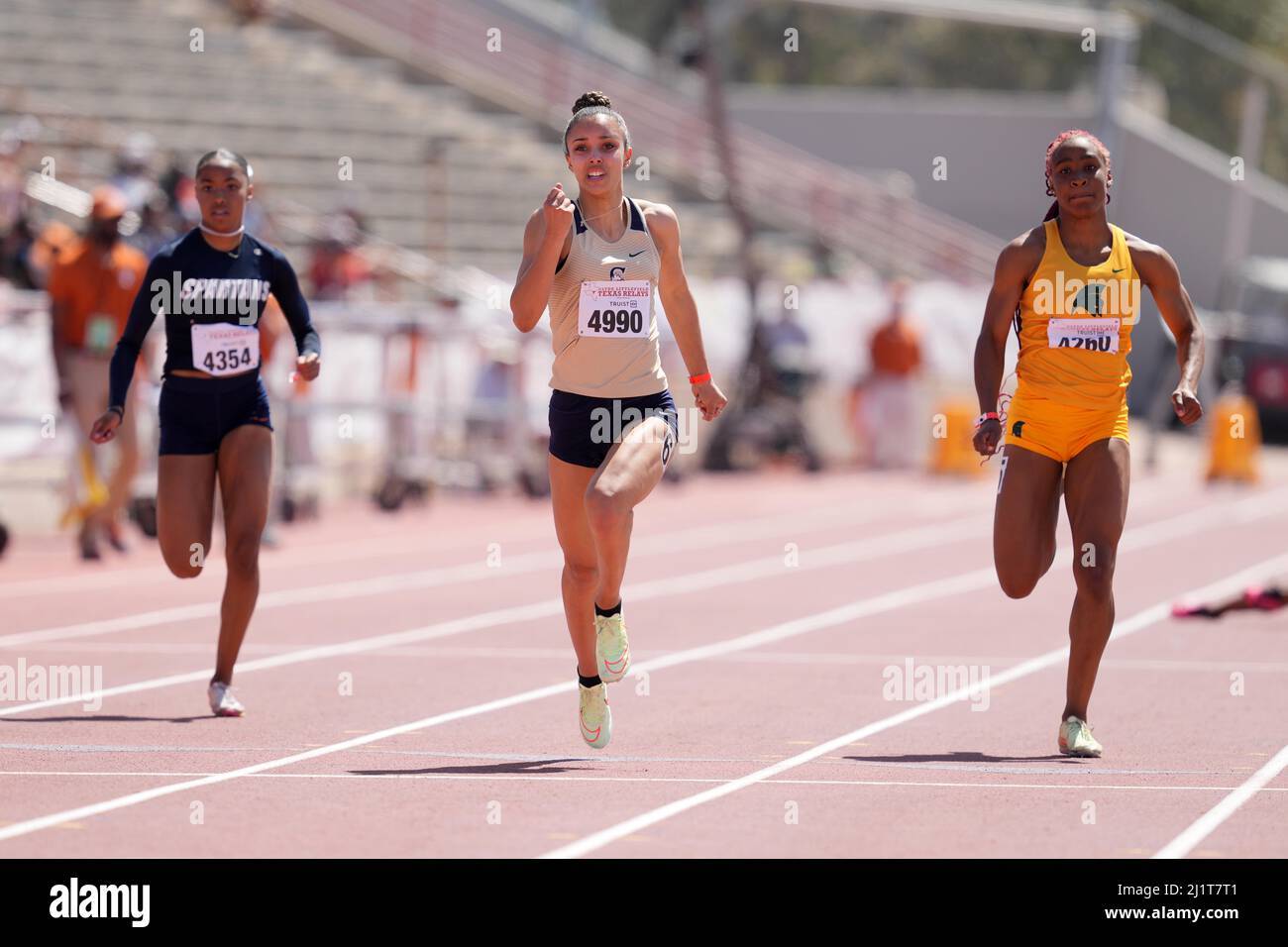 Autumn Wilson of St. Dominic Savio wins the girls Division II 100m in a ...