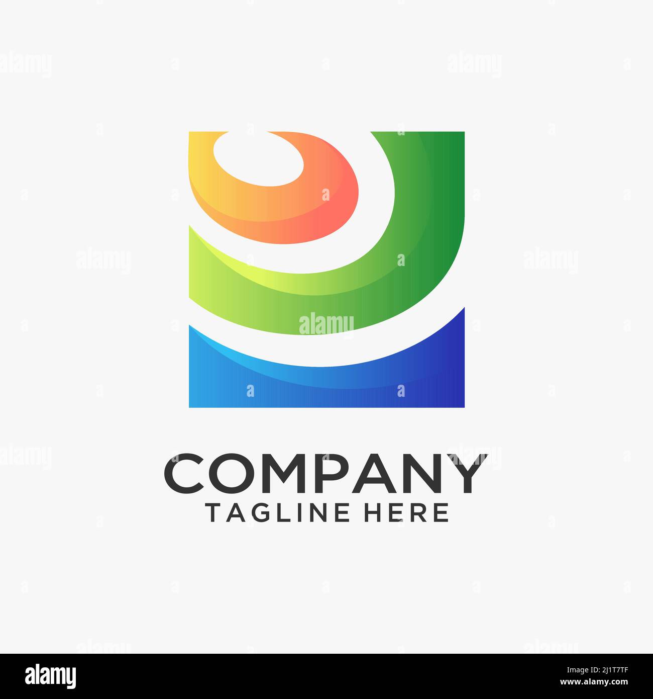 Business logo design with abstract square inspiration Stock Vector ...