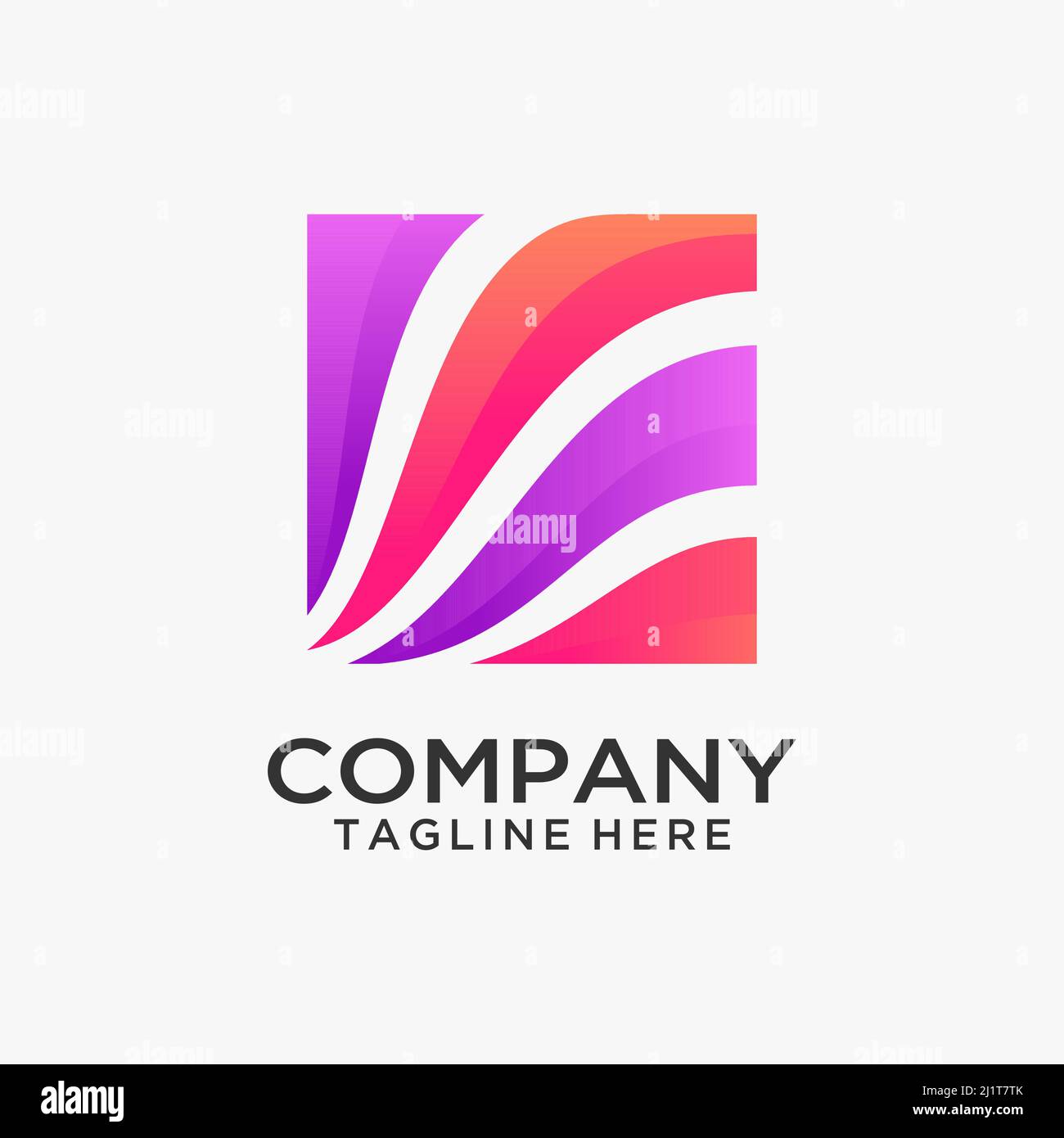 Business logo design with abstract square inspiration Stock Vector ...