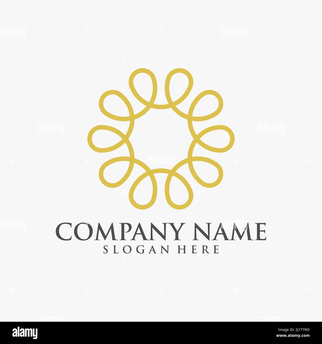 Luxury abstract gold line Stock Vector Images - Alamy