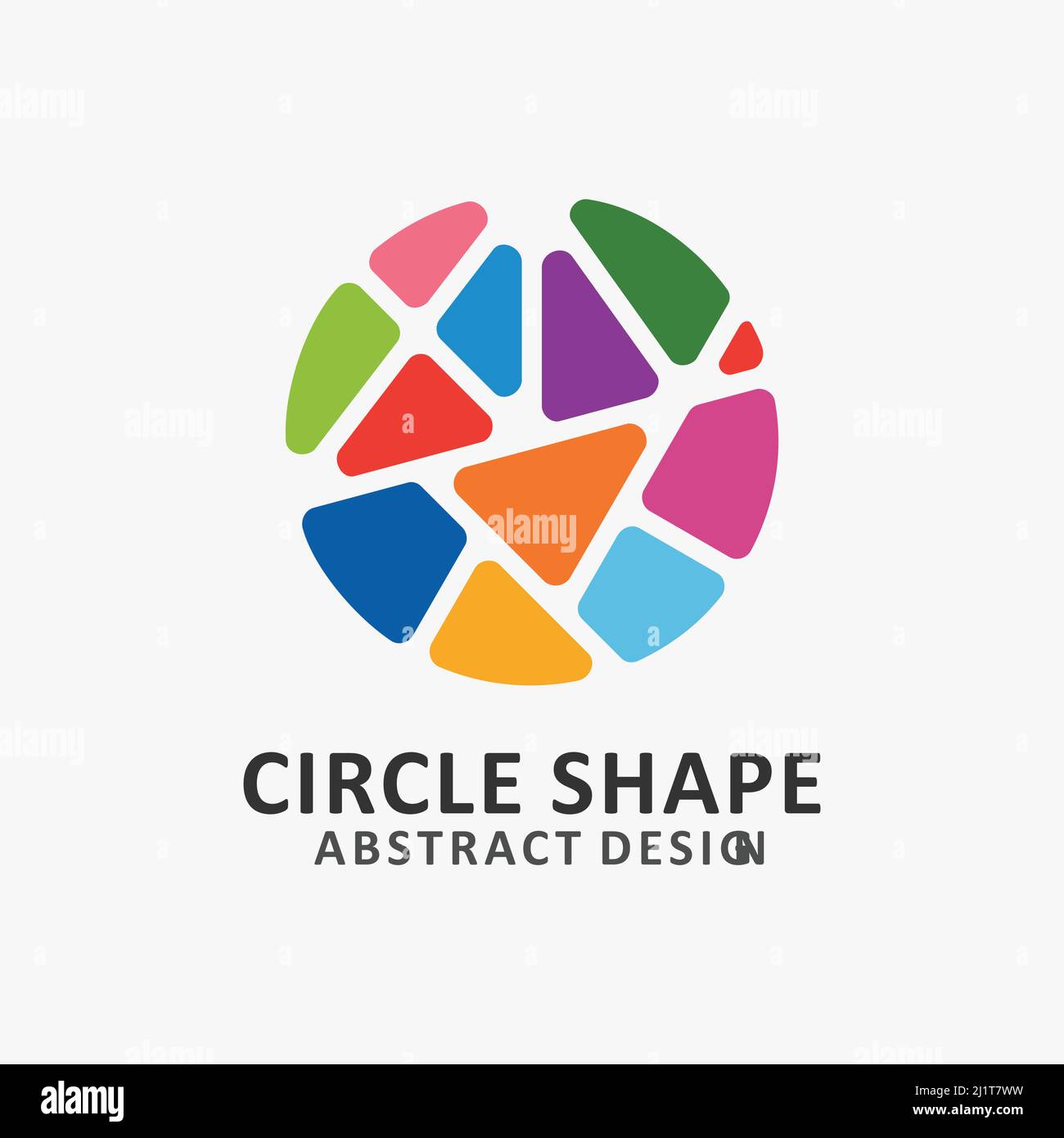 Abstract shape circle logo design Stock Vector Image & Art - Alamy