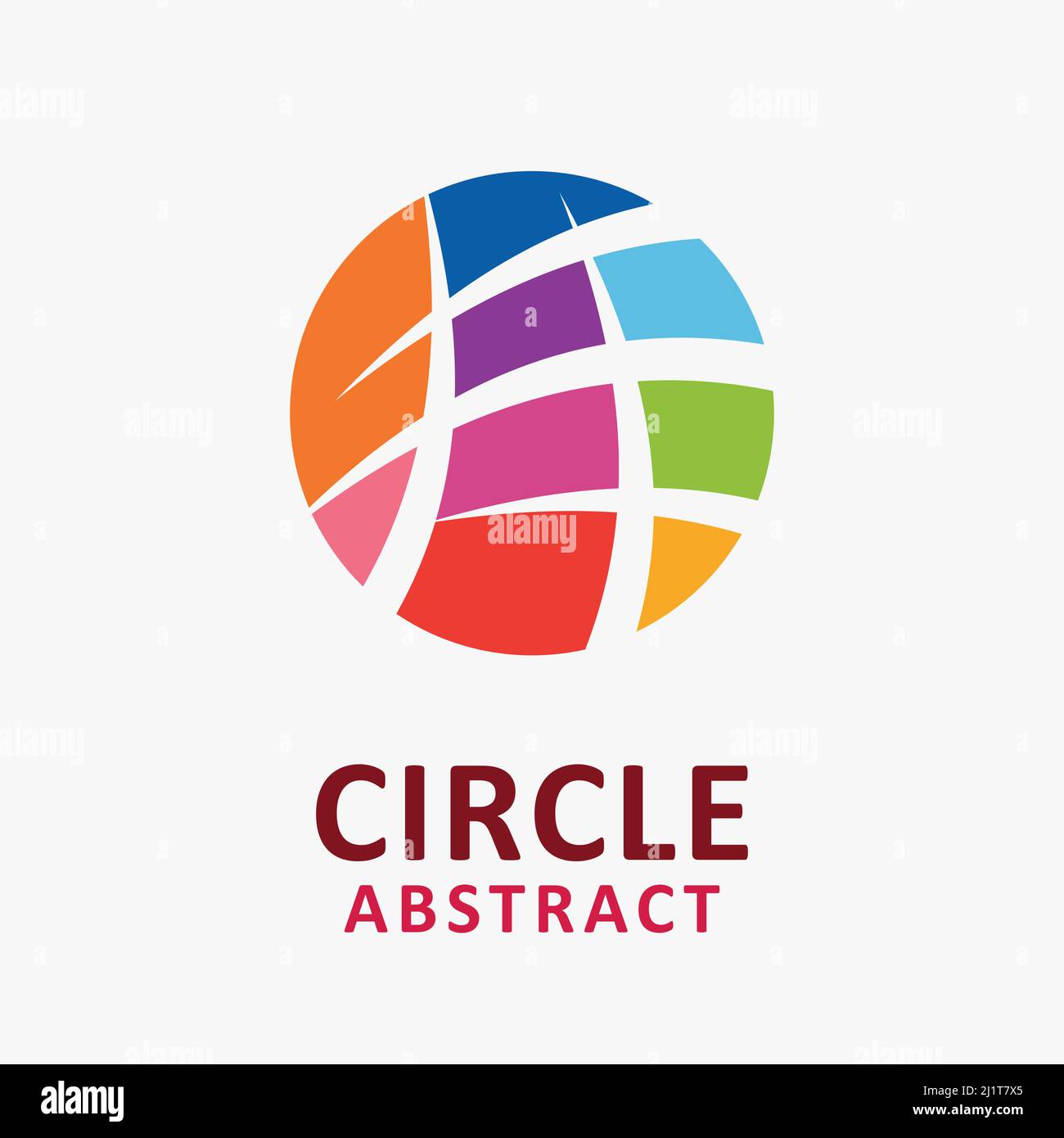Abstract circle logo design Stock Vector Image & Art - Alamy