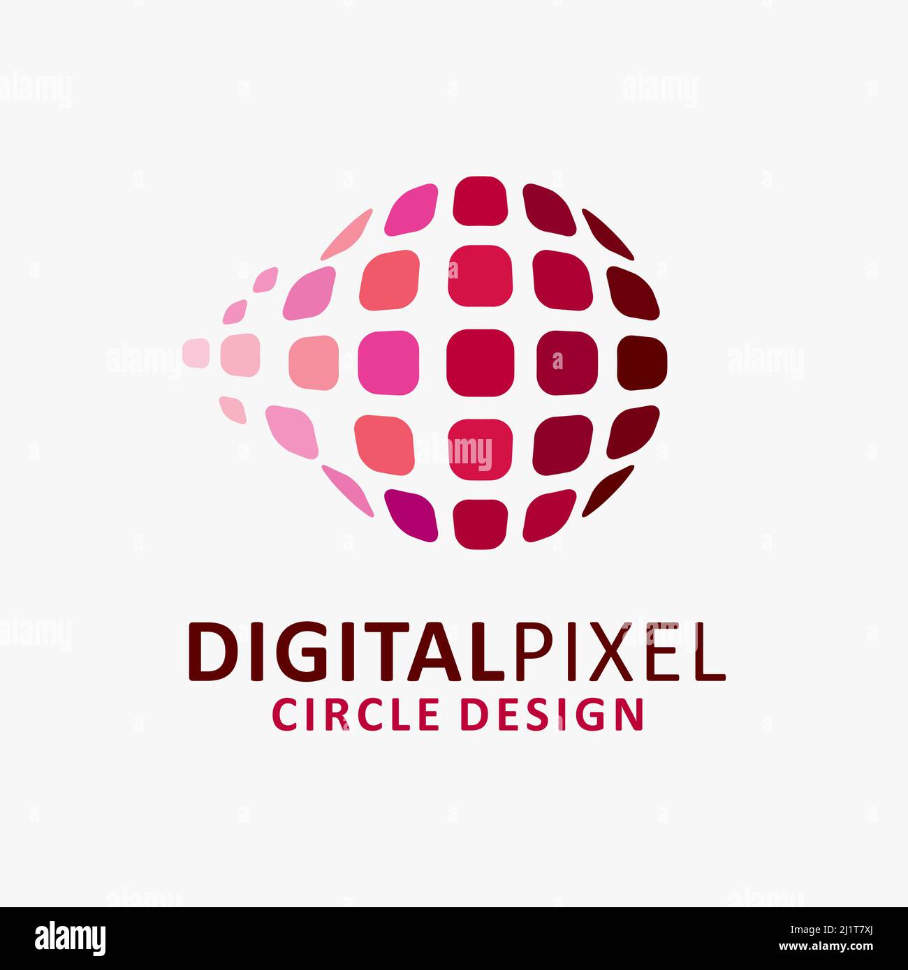 Digital techno sphere web Cut Out Stock Images & Pictures - Alamy