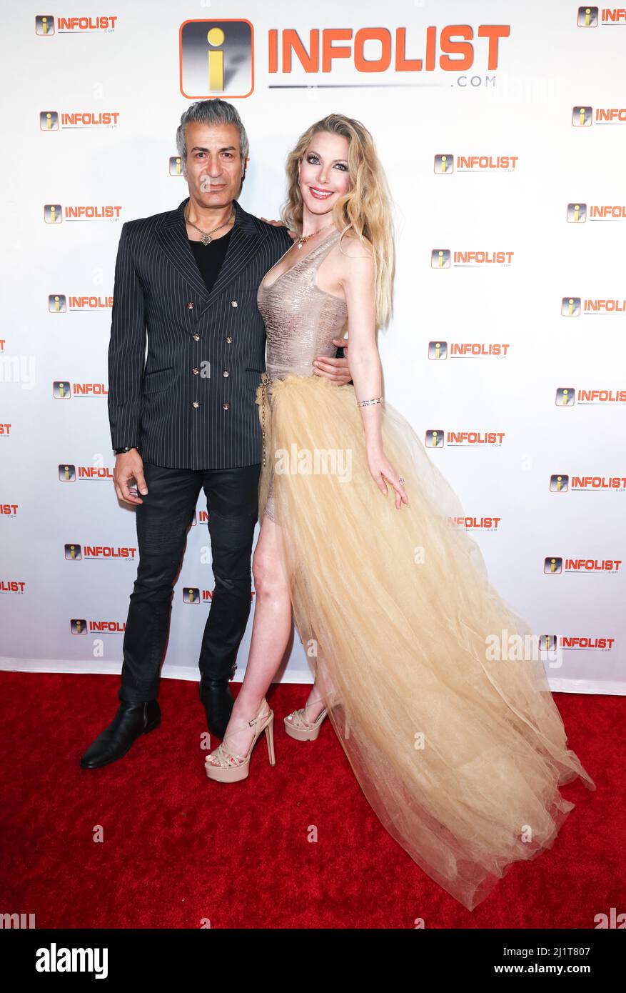 West Hollywood, California, USA. 24th March, 2022. Medi EM and Dustin ...