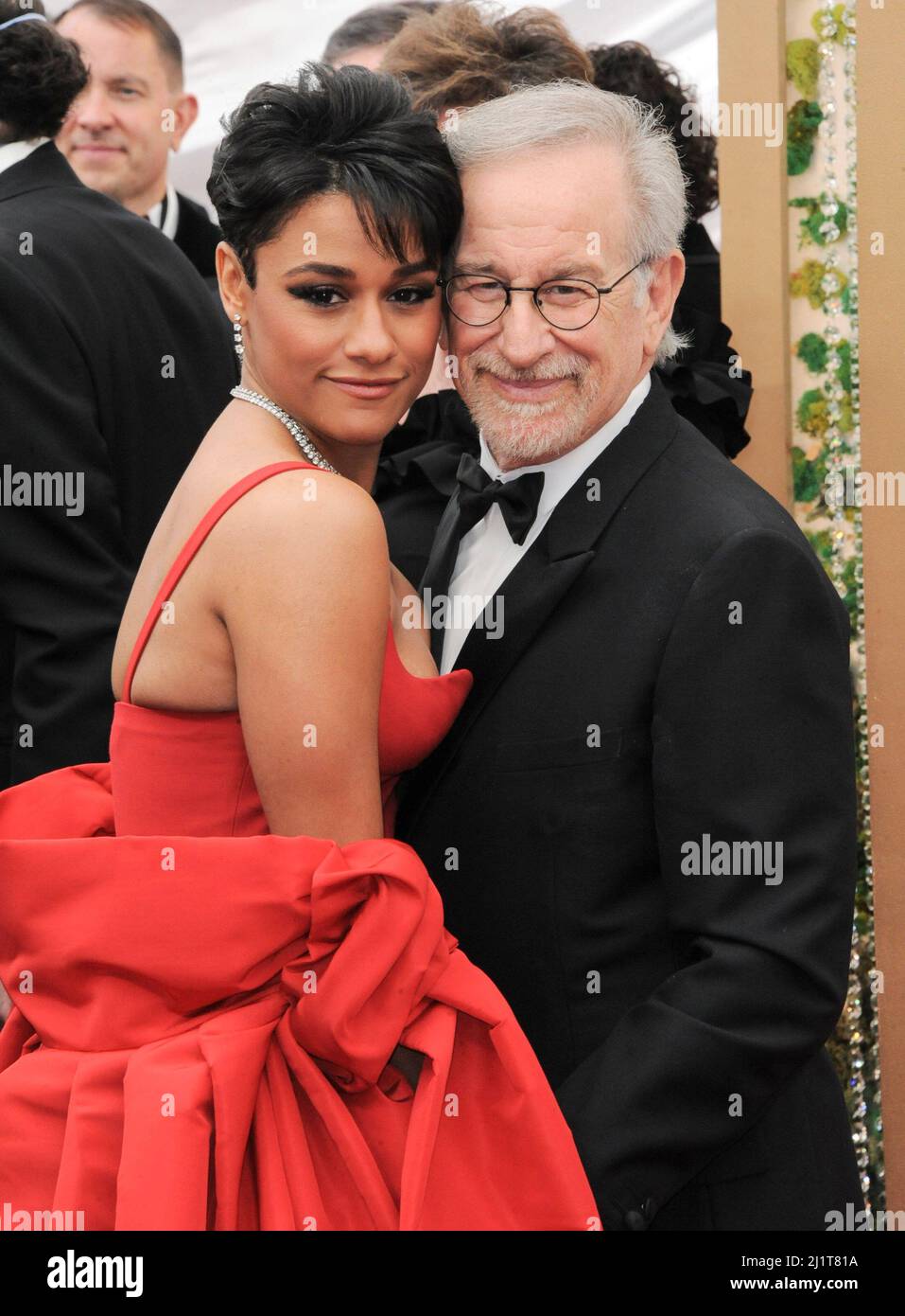 Los Angeles, CA. 27th Mar, 2022. Ariana DeBose, Steven Spilberg at ...