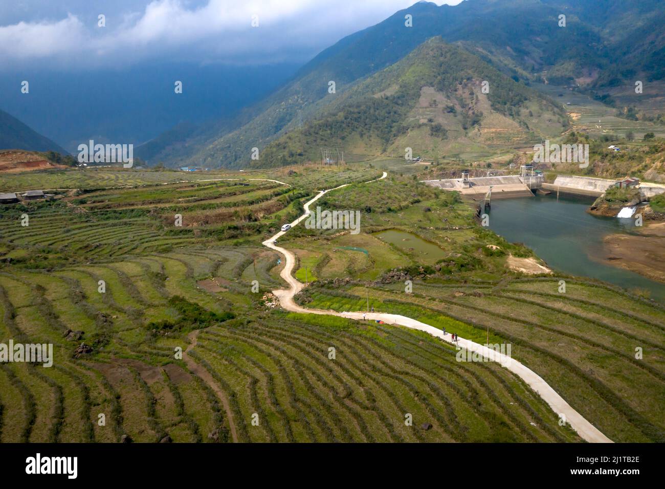 Chu Va, Son Binh, Tam Duong, Lai Chau, Vietnam - February 18, 2022: The ...