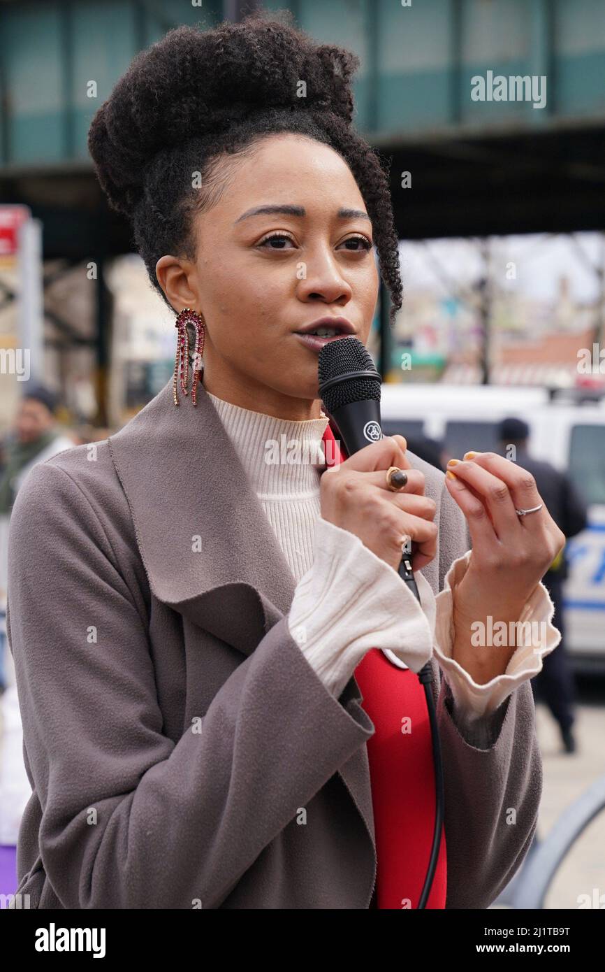 Bronx, NY, USA. 27th Mar, 2022. Alexandria Ocasio-Cortez in attendance ...