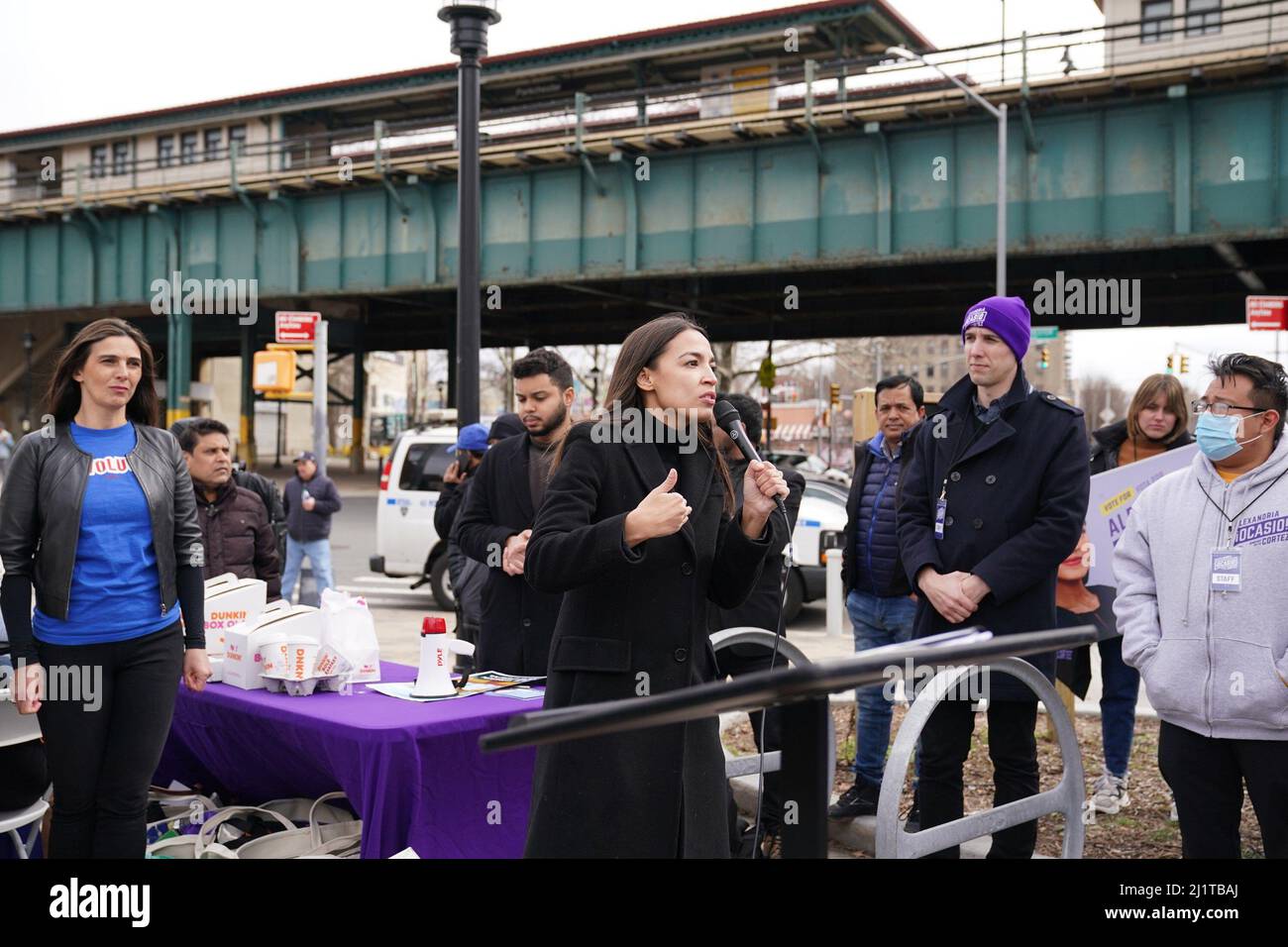 Bronx, NY, USA. 27th Mar, 2022. Alexandria Ocasio-Cortez in attendance ...