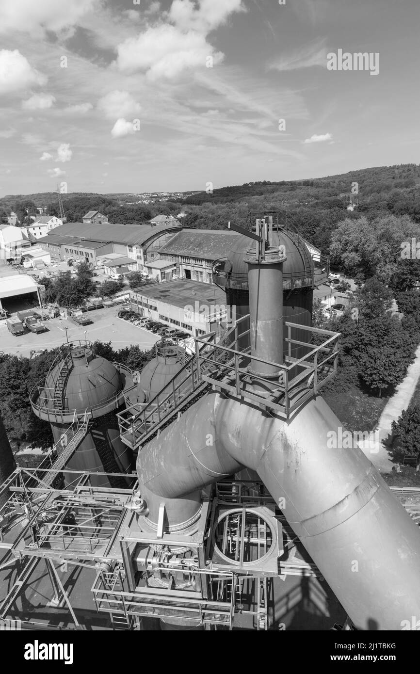 old iron works monuments from the late 20th century Stock Photo - Alamy