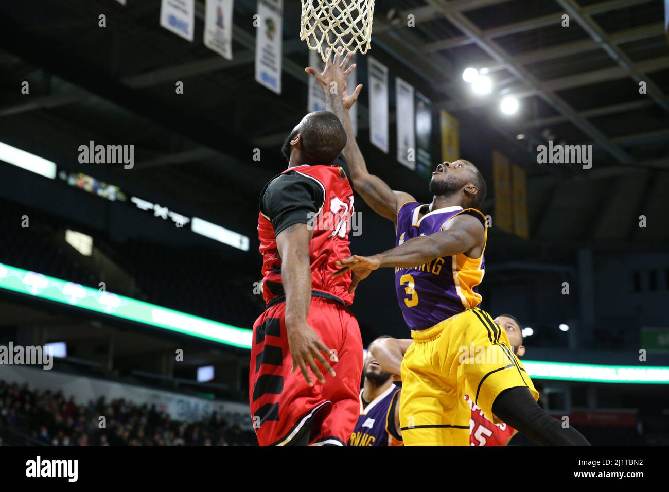 March 27 2022, London Ontario Canada, London Lightning tie the team ...