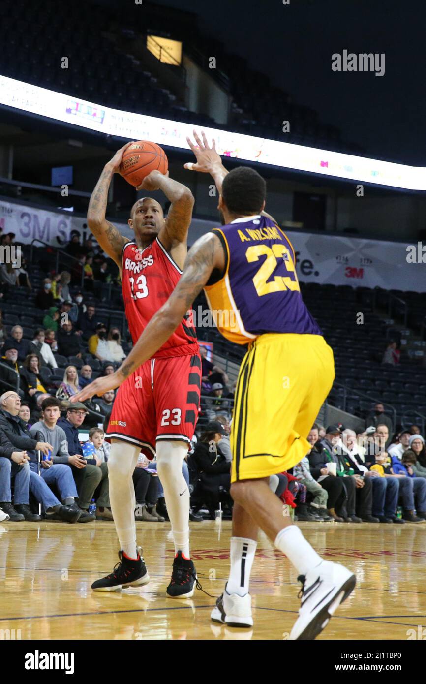 March 27 2022, London Ontario Canada, London Lightning tie the team ...