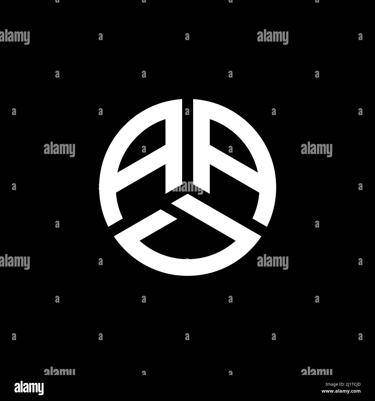 AAD letter logo design on white background. AAD creative initials ...