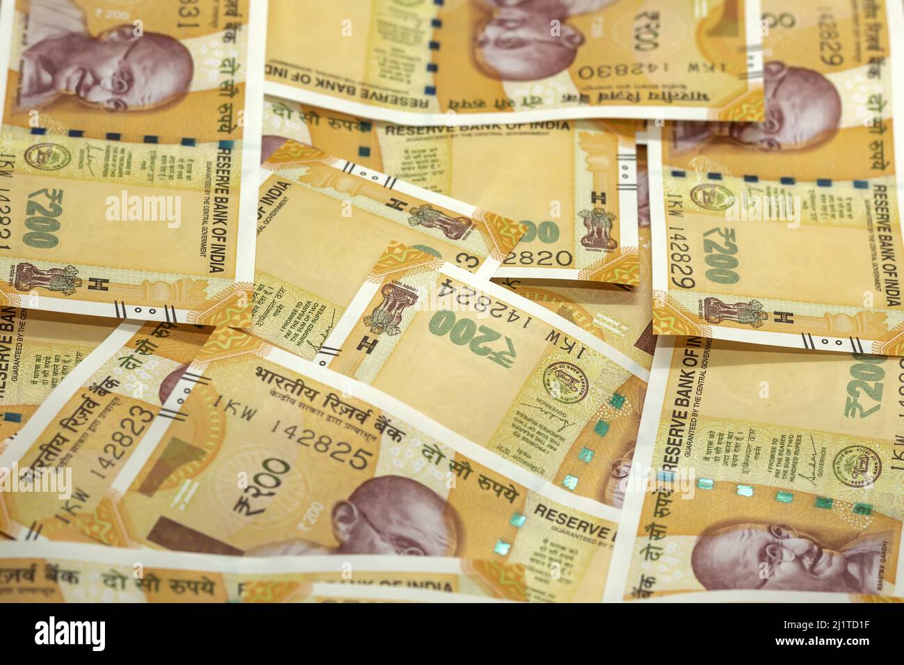 Indian currency 200 hi-res stock photography and images - Alamy
