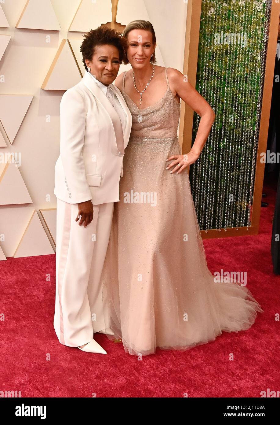 Los Angeles, United States. 28th Mar, 2022. Wanda Sykes and Alex Sykes ...