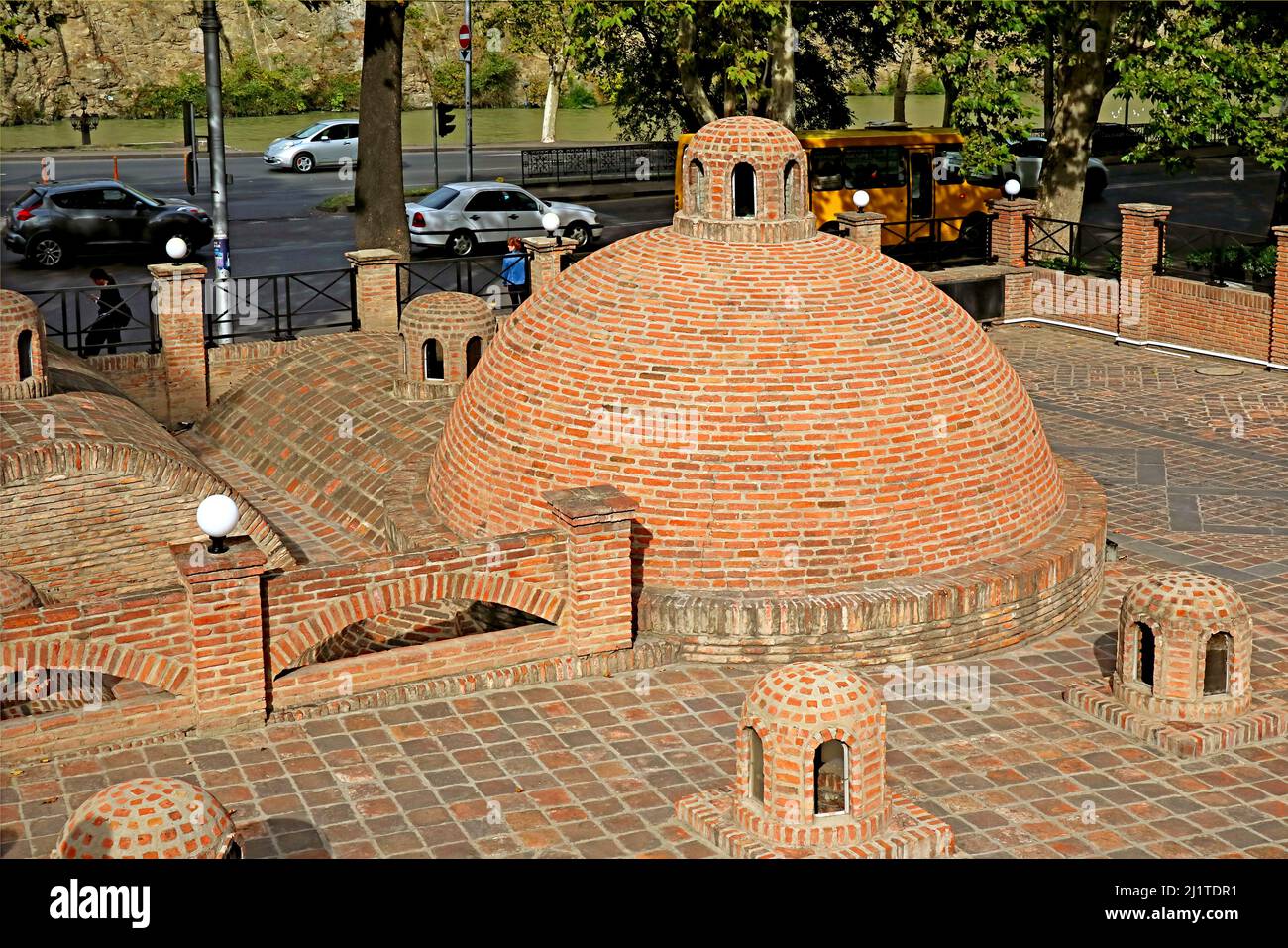 The Iconic Medieval Sulfur Baths in Abanotubani Neighborhood of Old ...