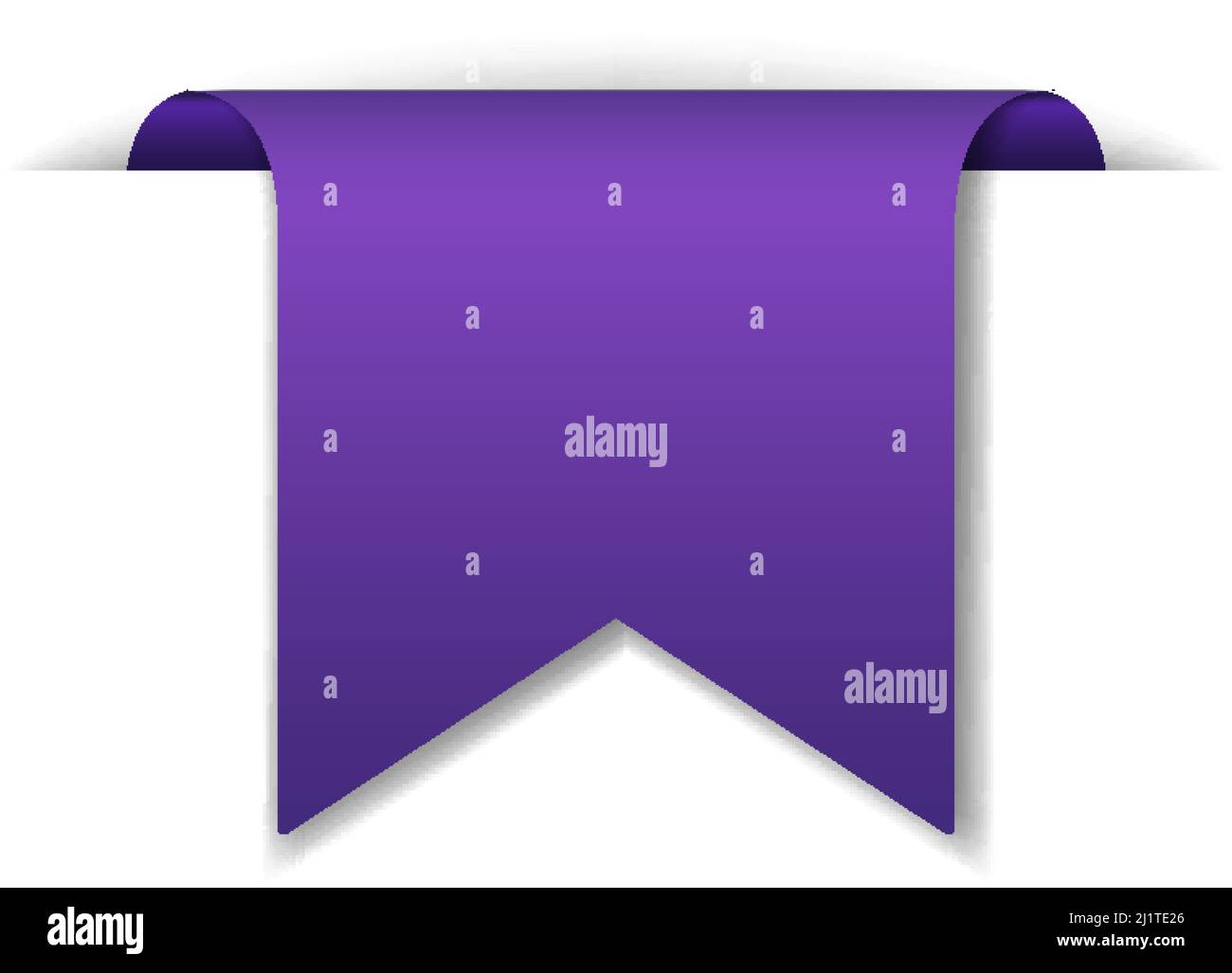Violet banner design on white background illustration Stock Vector ...