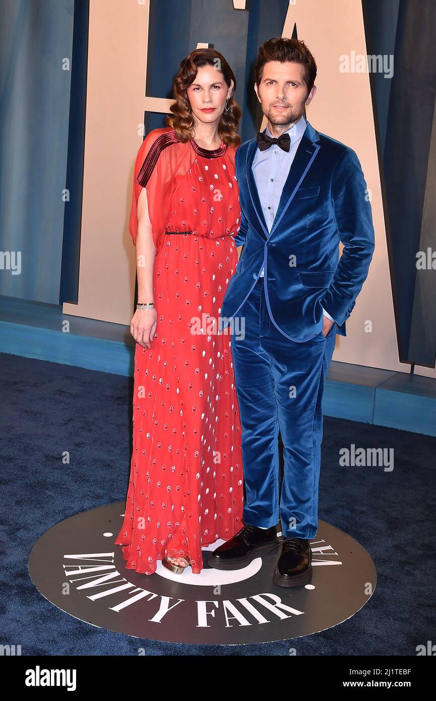 Adam scott and naomi sablan hi-res stock photography and images - Alamy