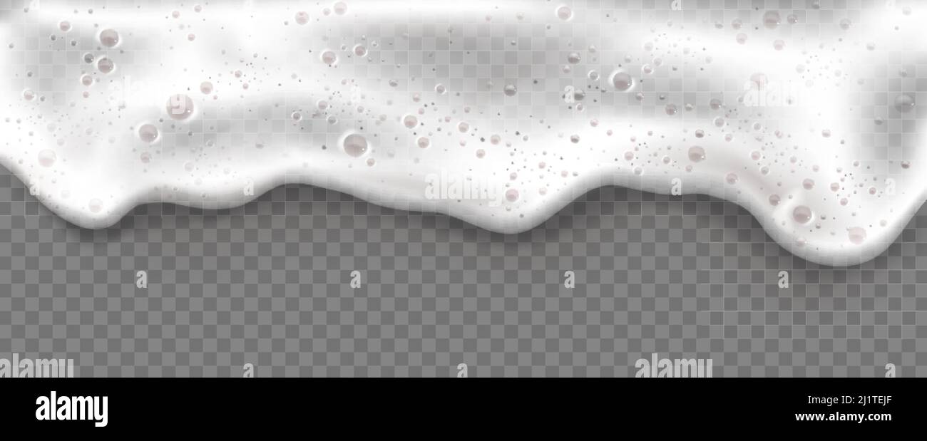 Beer foam isolated on transparent background. White soap froth texture ...