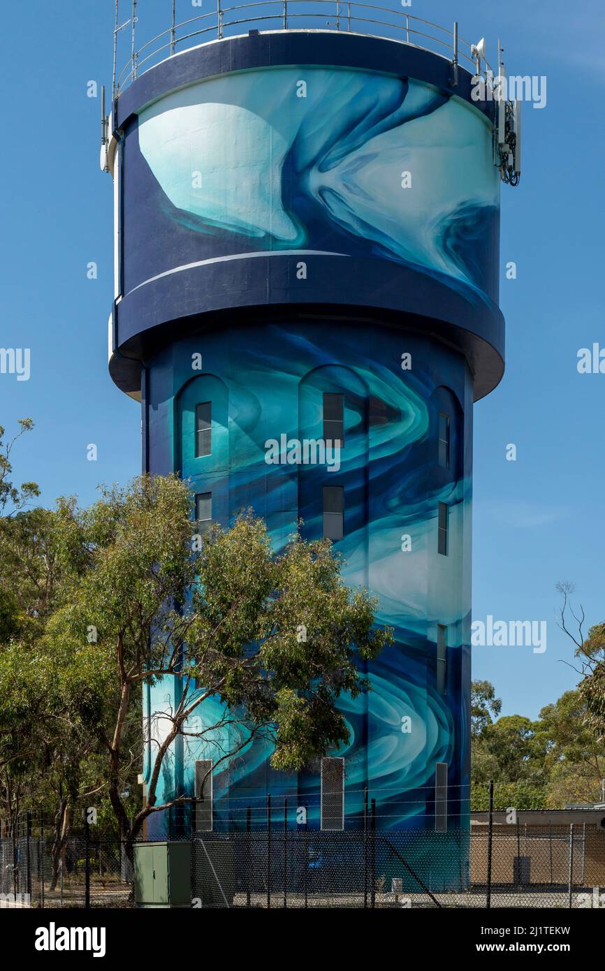 Water Tower Art, Belair, South Australia, Australia Stock Photo - Alamy