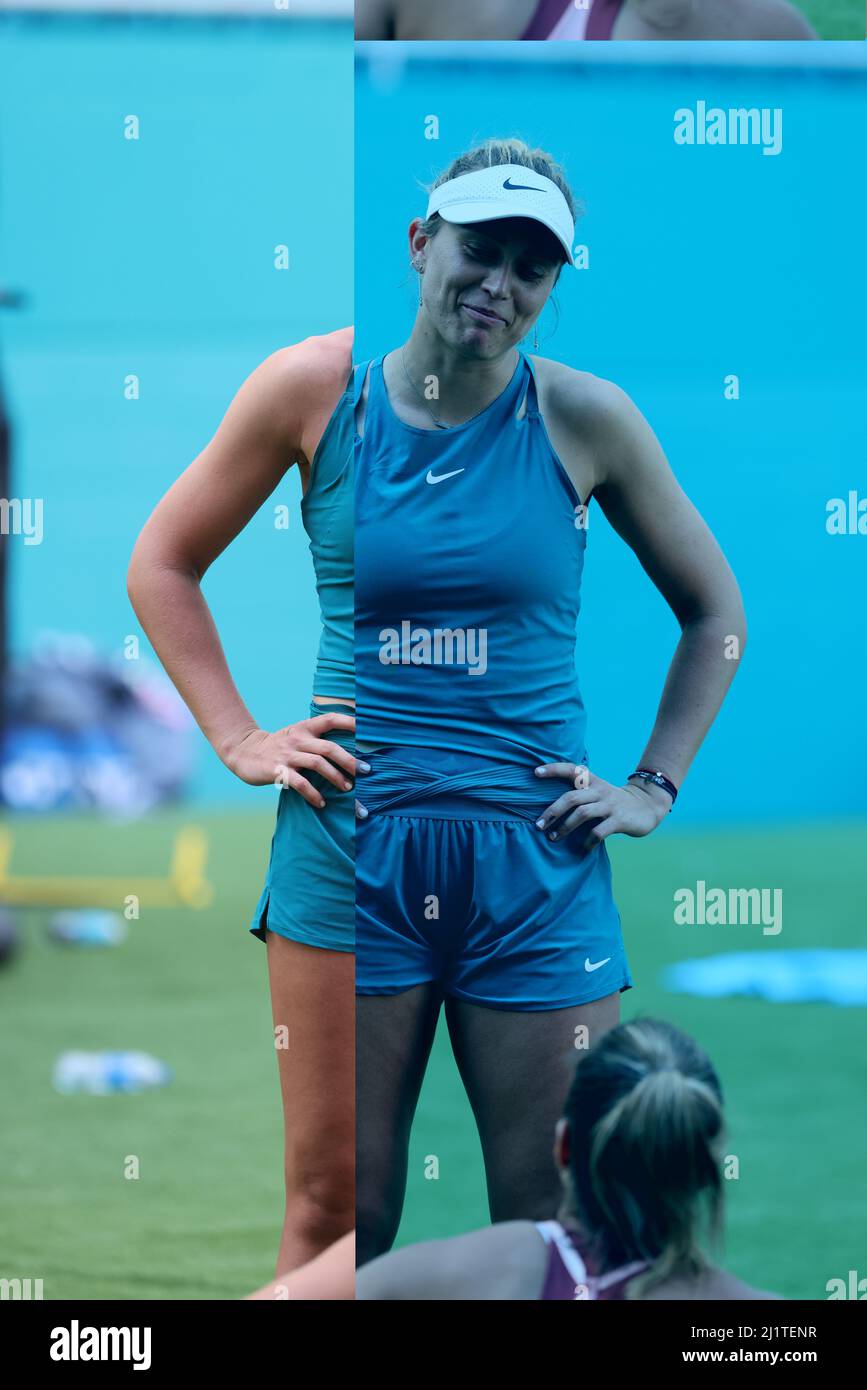 Paula badosa racket hi-res stock photography and images - Alamy