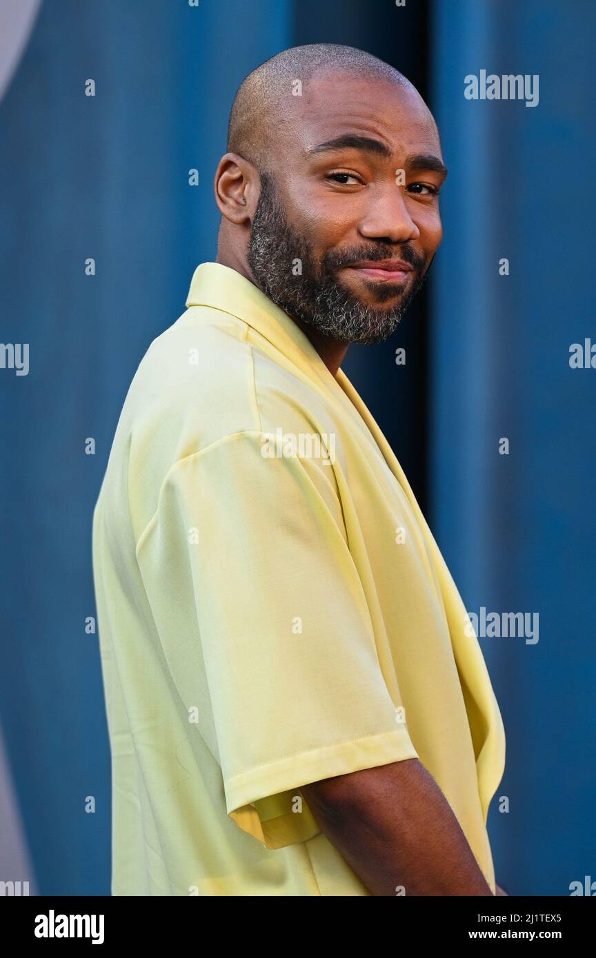 Beverly Hills, USA. 27th Mar, 2022. Donald Glover walking on the red ...