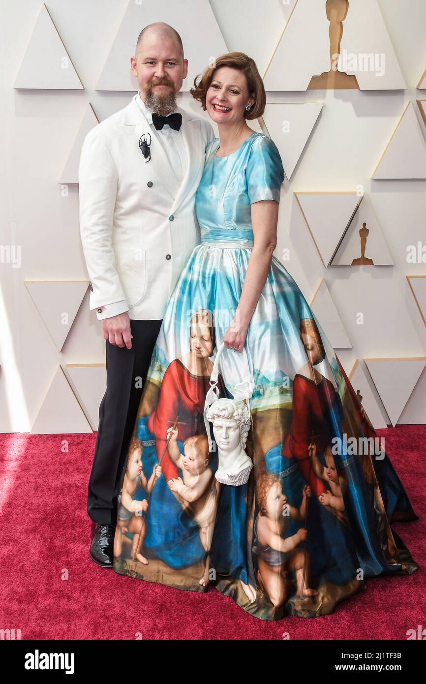 Los Angeles, USA. 27th Mar, 2022. Love Larson and Eva Von Bahr walking ...