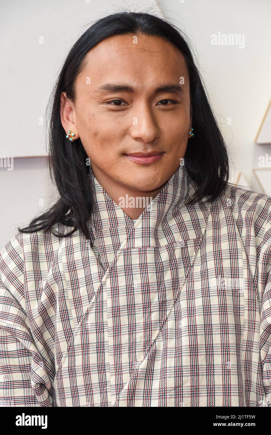 Los Angeles, USA. 27th Mar, 2022. Pawo Choyning Dorji walking on the red carpet at the 94th ...