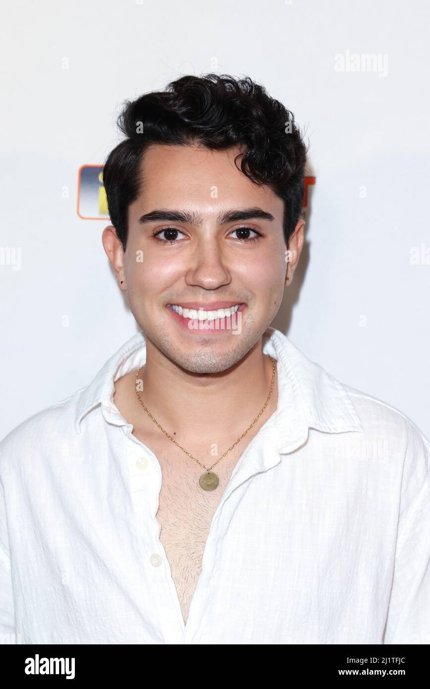 West Hollywood, California, USA. 24th March, 2022. Abraham Rodriguez ...