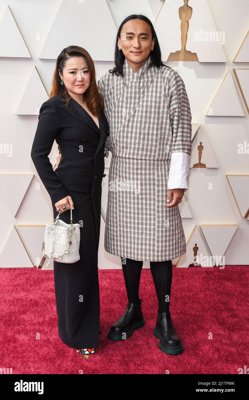 Los Angeles, USA. 27th Mar, 2022. Stephanie Lai and Pawo Choyning Dorji ...