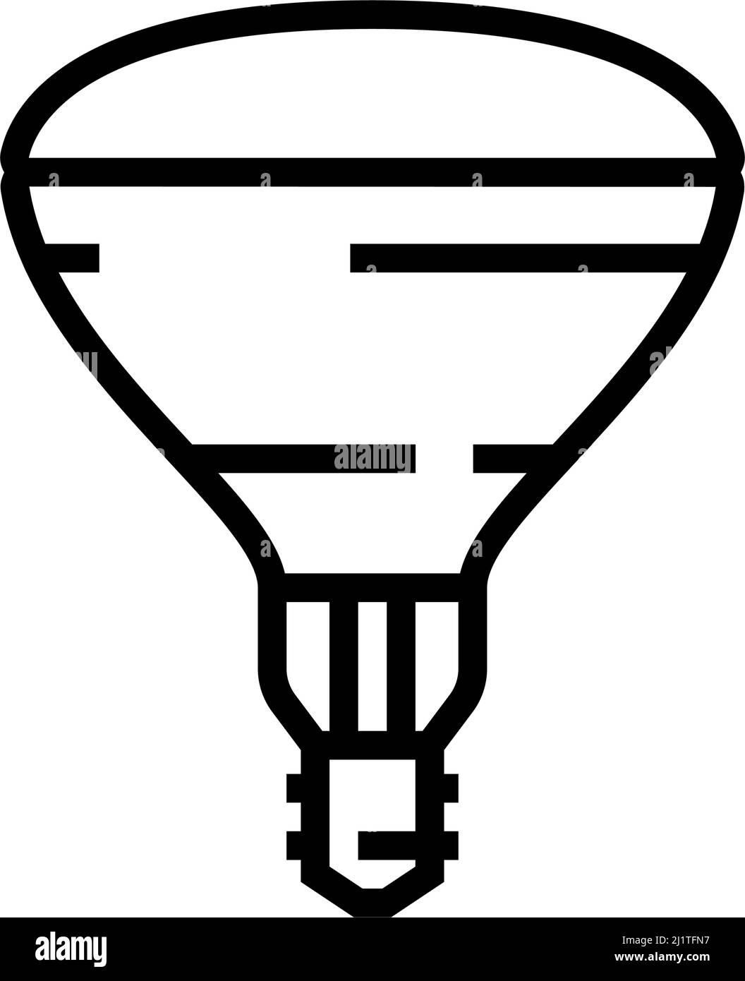 ray glow light bulb line icon vector illustration Stock Vector Image ...
