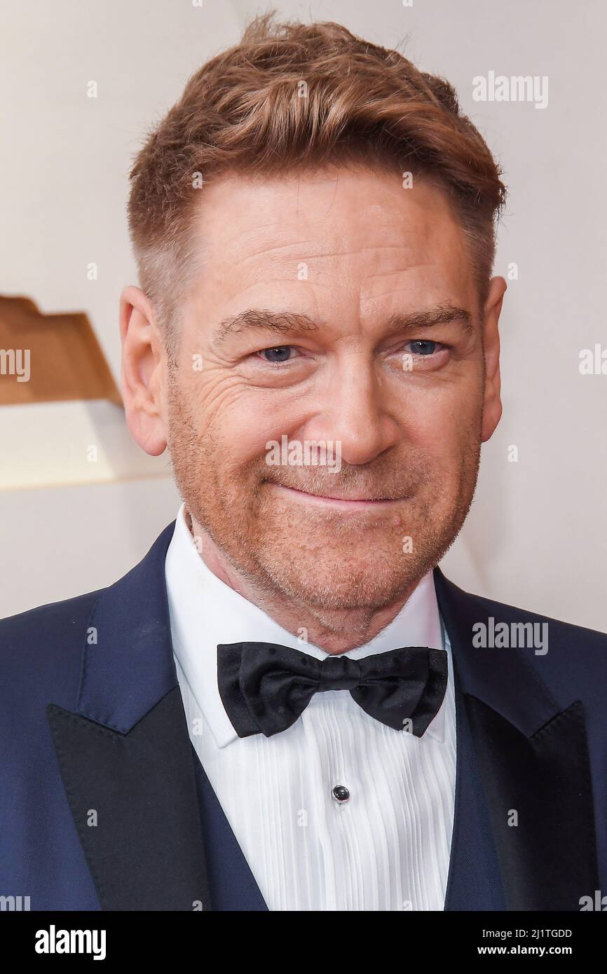 Los Angeles, USA. 27th Mar, 2022. Kenneth Branagh walking on the red ...