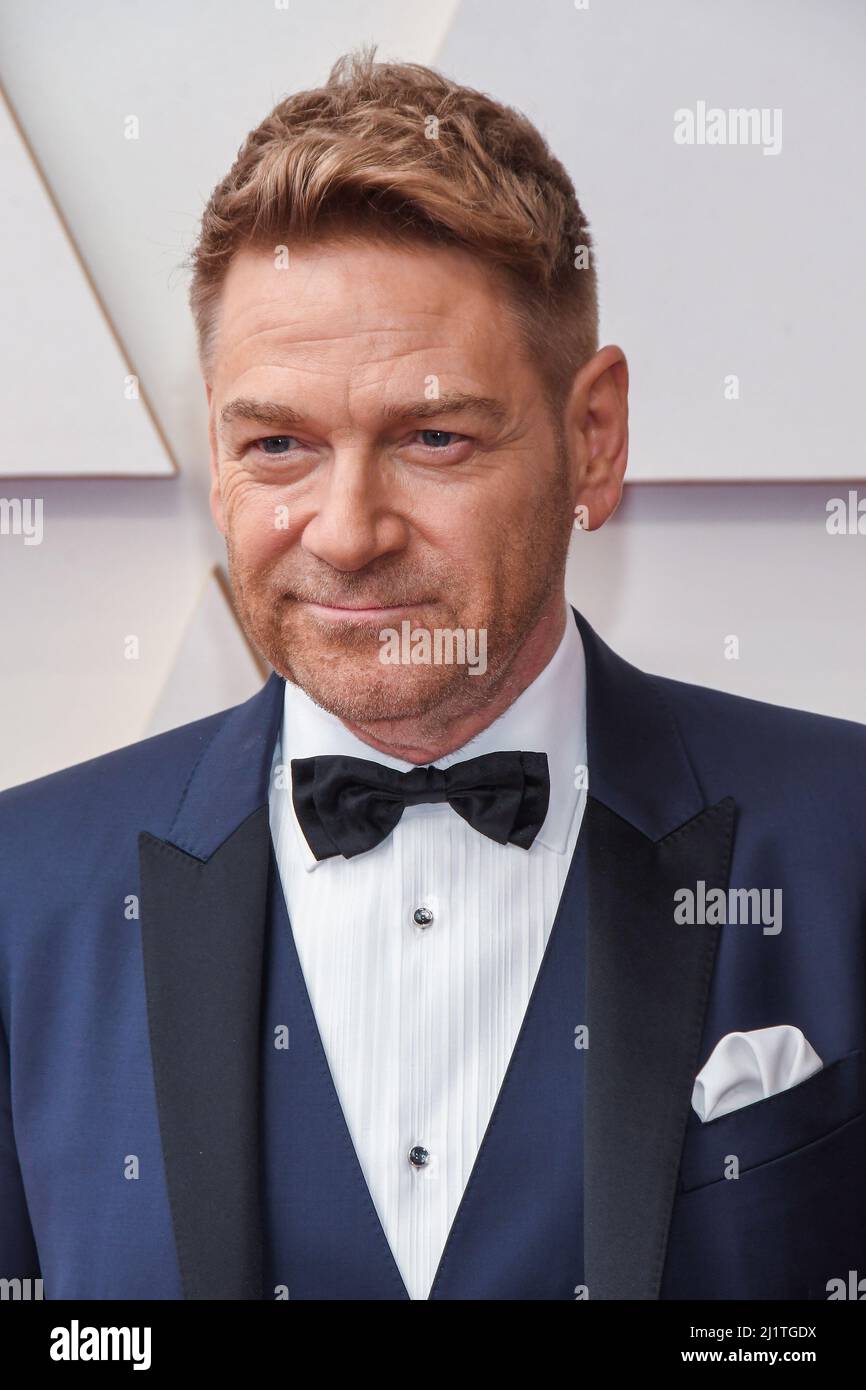 Los Angeles, USA. 27th Mar, 2022. Kenneth Branagh walking on the red ...